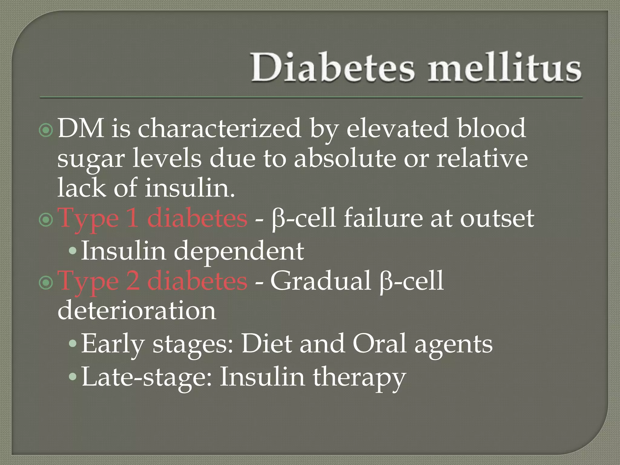 Diabetes and insulin | PPSX
