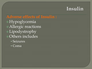 Diabetes and insulin | PPSX