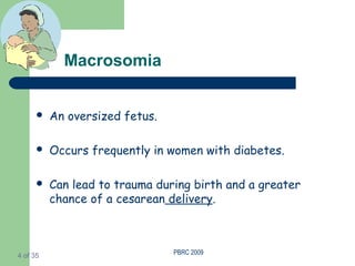 Diabetes and macrosomia | PPT