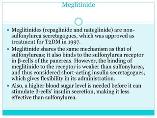 Diabetes and new anti diabetic drugs | PPTX