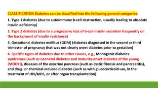 Diabetes and oral health 2020 | PPTX
