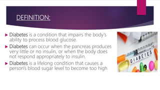 Diabetes Overview | PPTX