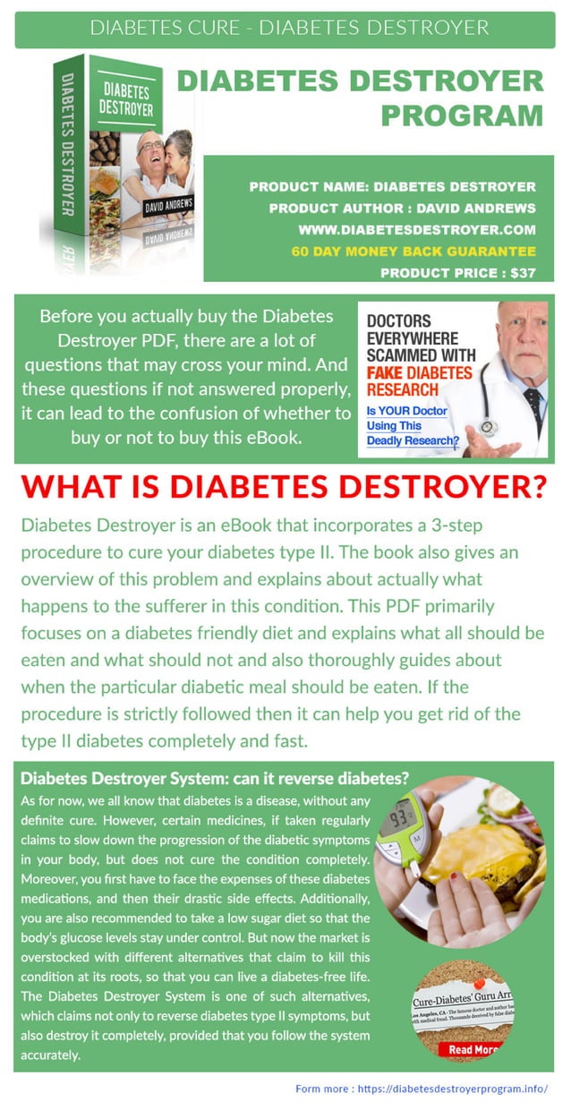 Diabetes destroyer program | PDF