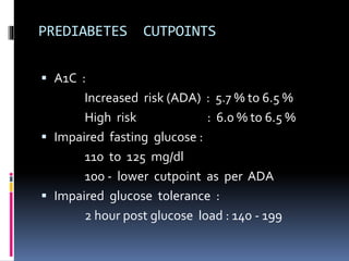 Diabetes diagnosis | PPTX