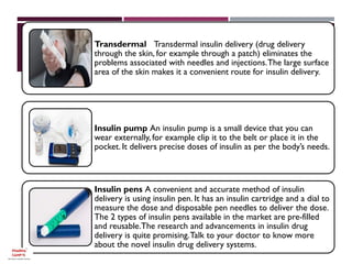 Diabetes: treatment and management | PDF