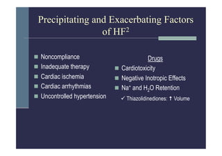 Exacerbation of Heart Failure : Thiazolidinediones | PDF