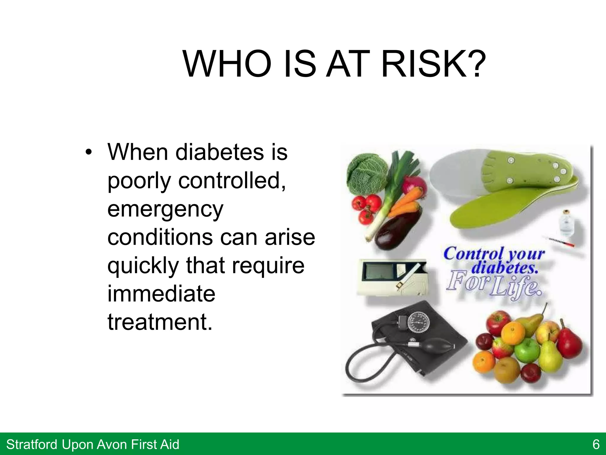 Diabetes emergency management | PPTX
