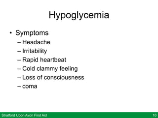 Diabetes emergency management | PPTX