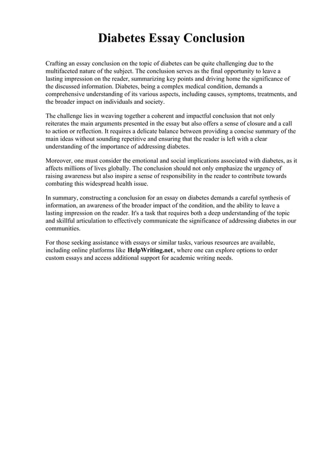 Diabetes Essay Conclusion.pdf