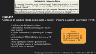 Diabetes gestacional y pregest en obstetricia. | PPTX