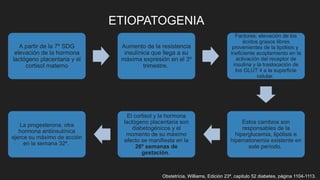 Diabetes gestacional y pregest en obstetricia. | PPTX