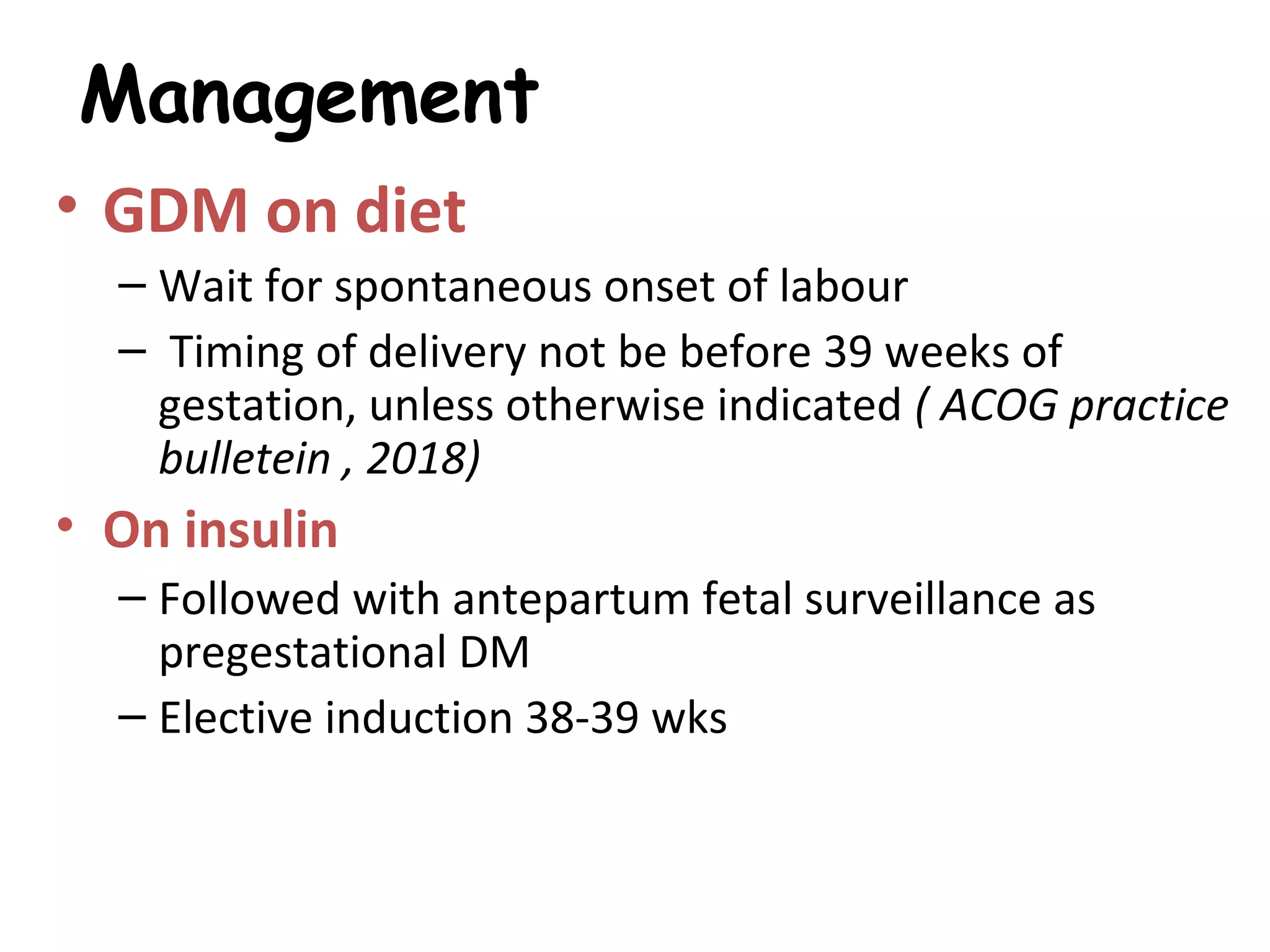 Diabetes in pregnancy | PPT