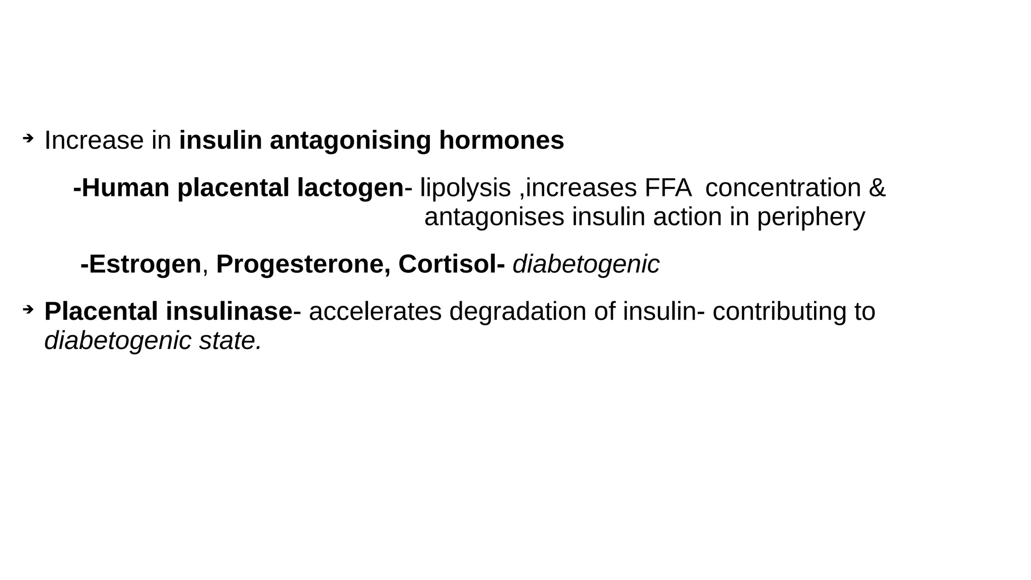 Diabetes in pregnancy-overt diabetes: type I DM, type II DM,Gestational ...