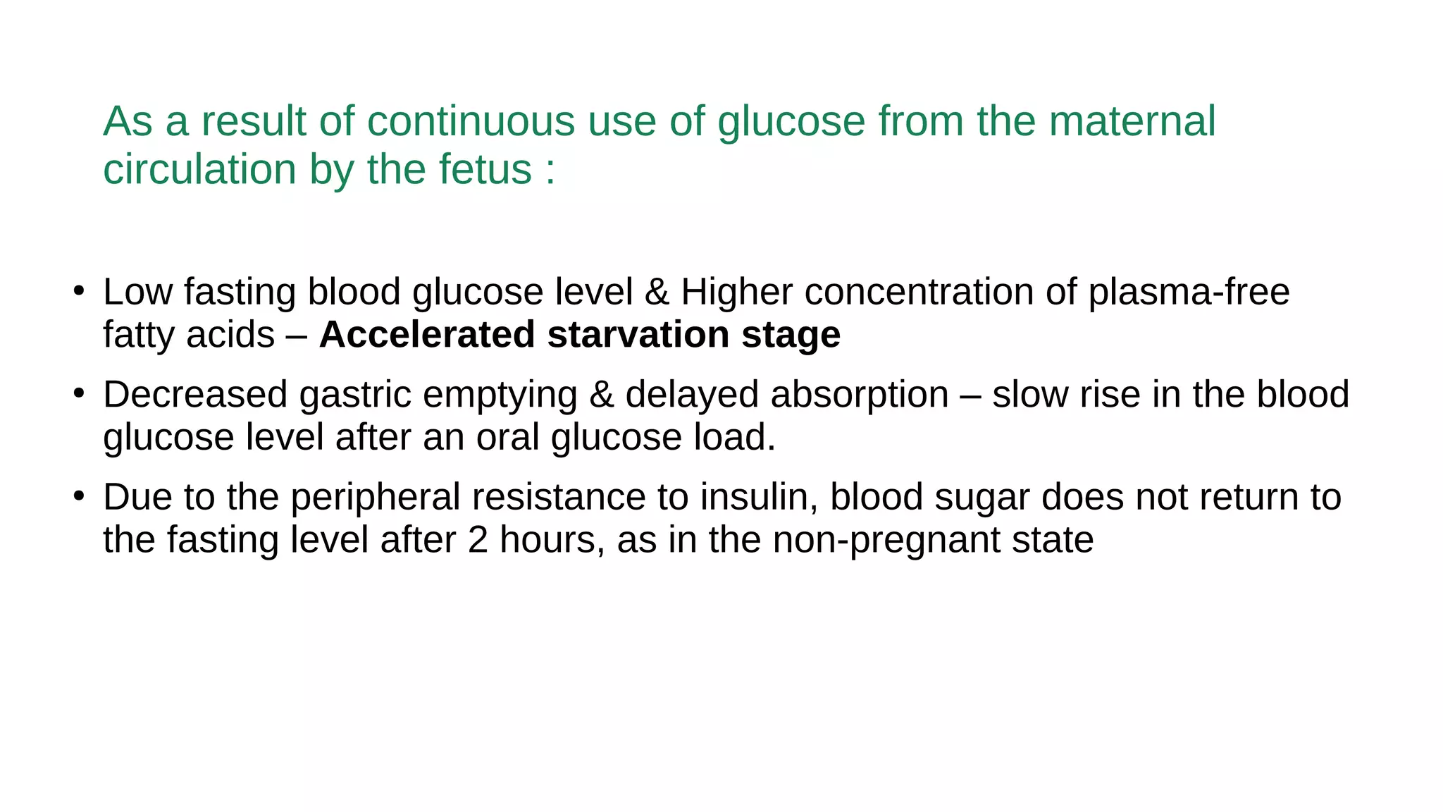 Diabetes in pregnancy-overt diabetes: type I DM, type II DM,Gestational ...