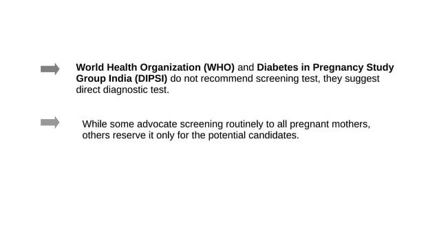 Diabetes in pregnancy-overt diabetes: type I DM, type II DM,Gestational ...