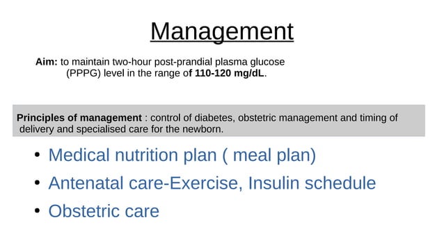 Diabetes in pregnancy-overt diabetes: type I DM, type II DM,Gestational ...