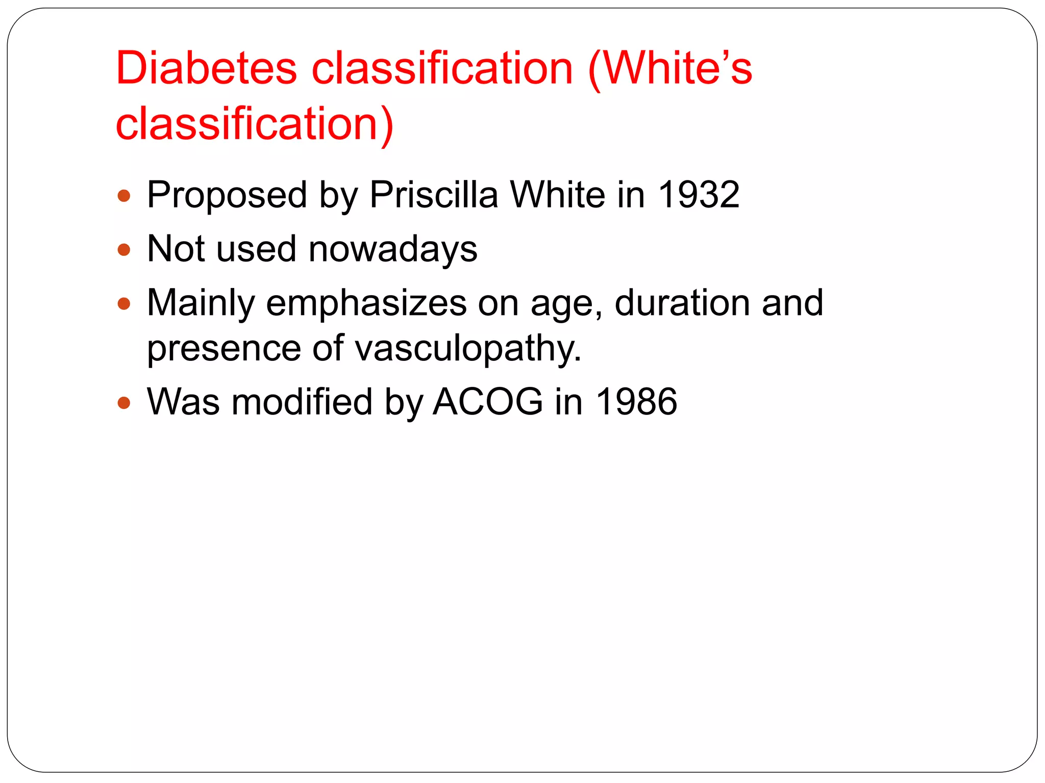 Diabetes in pregnancy | PPTX