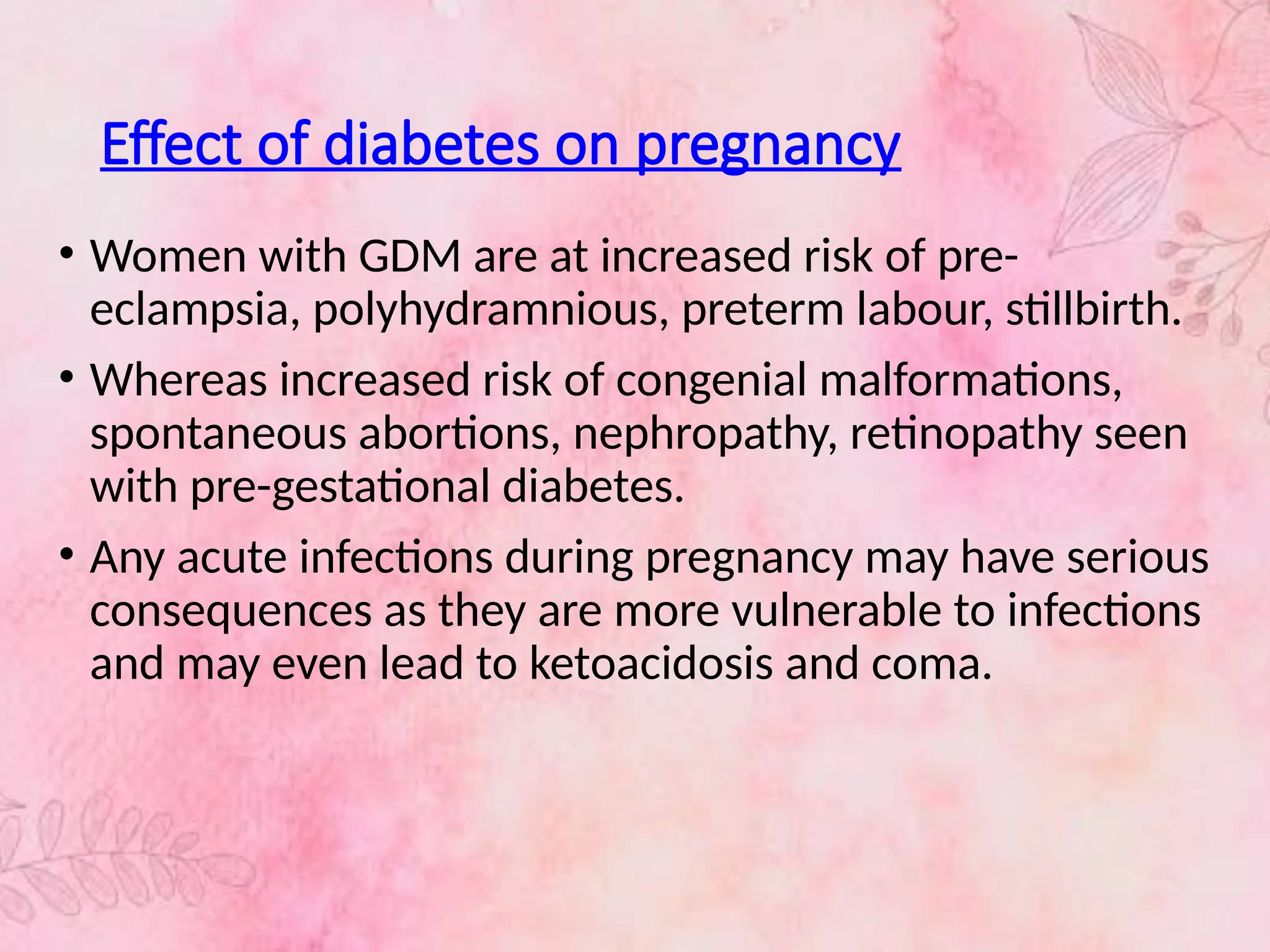 Diabetes in pregnancy ppt.pptx Power Point | PPTX