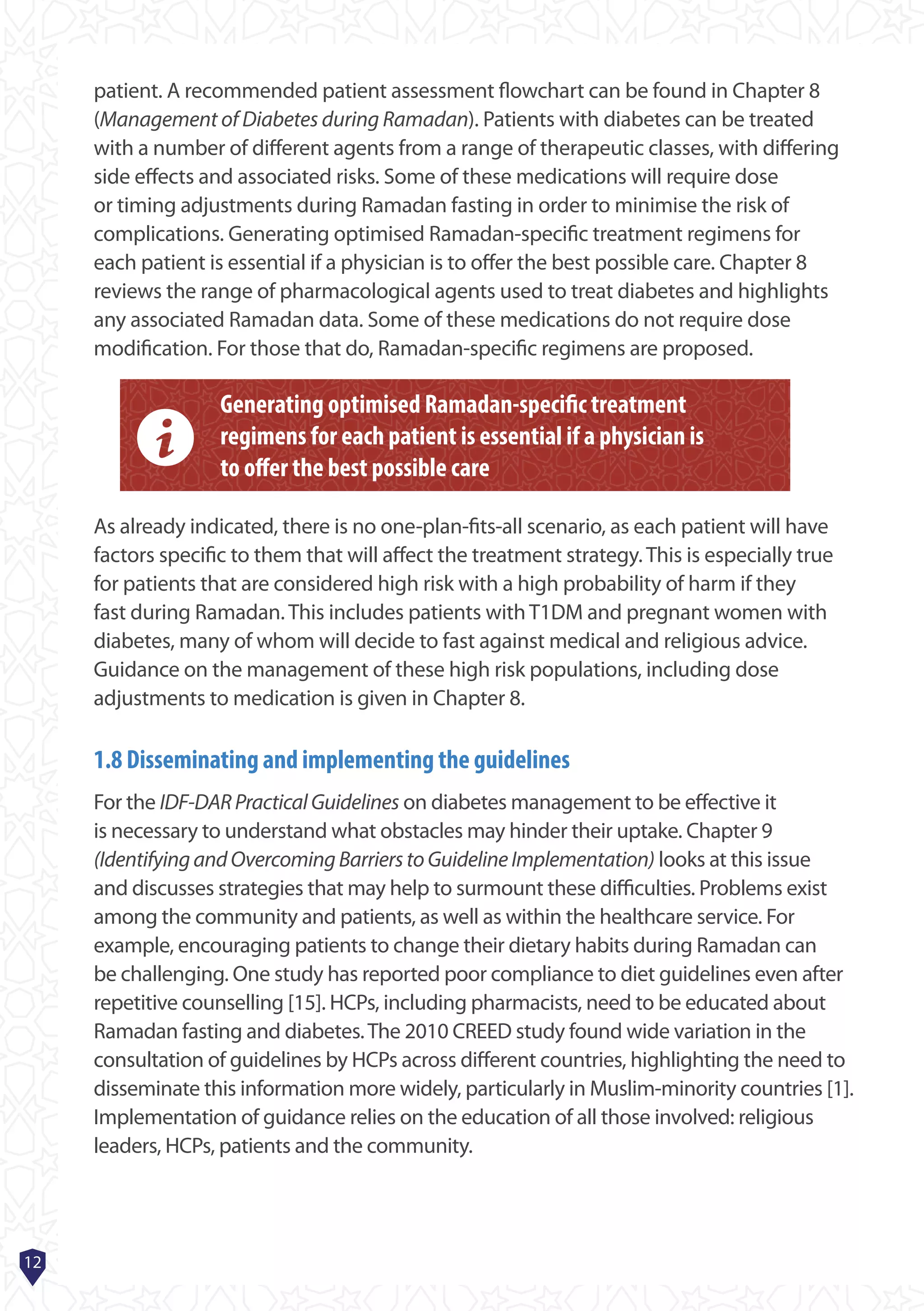 Diabetes in Ramadan guidelines | PDF
