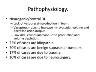 Diabetes insipidus | UWI Cave Hill | PPT