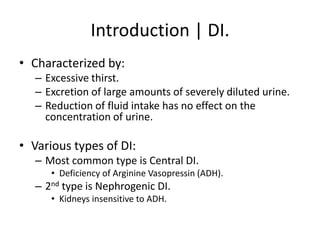 Diabetes insipidus | UWI Cave Hill | PPT