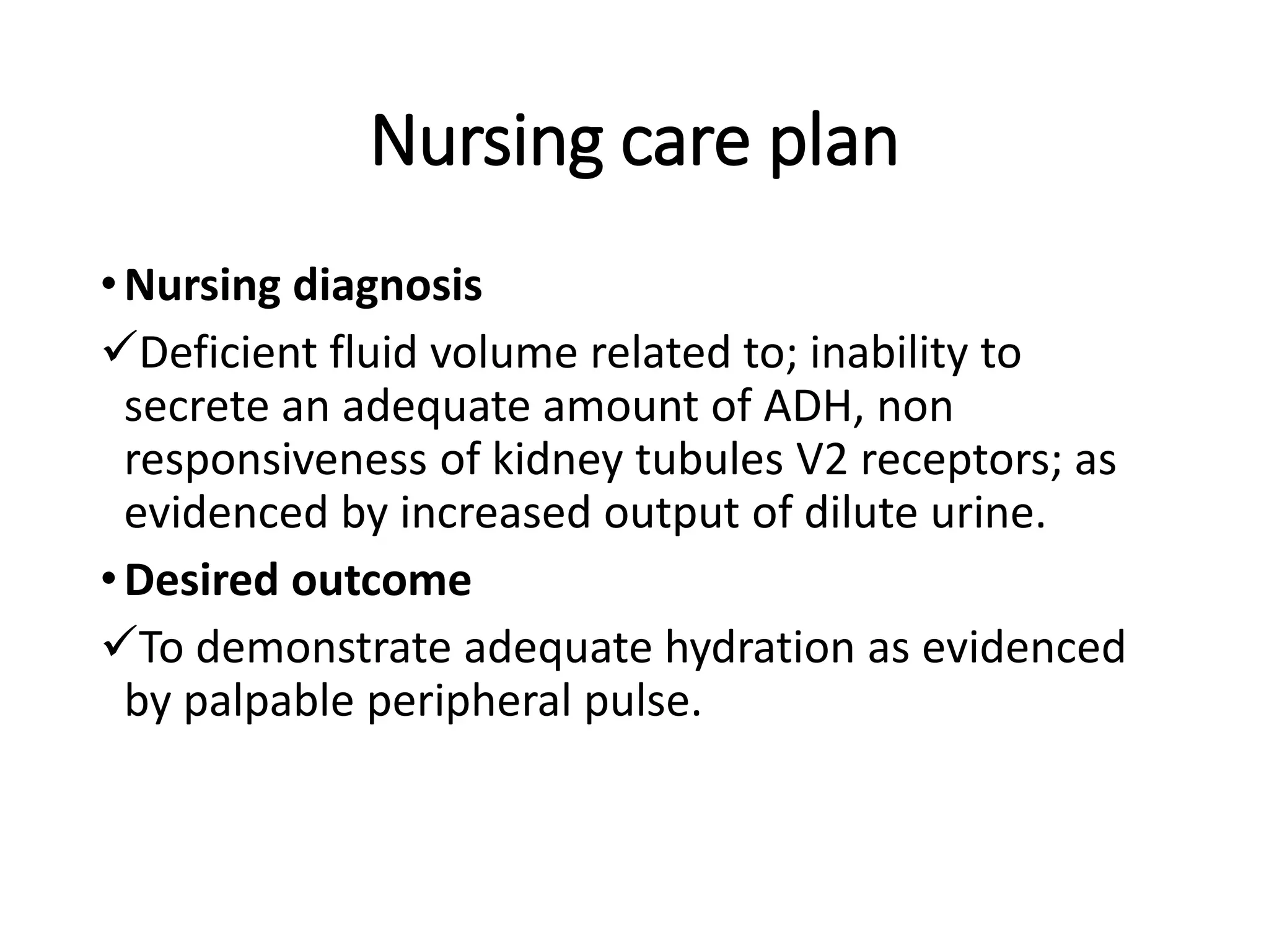 Diabetes insipidus | PPT