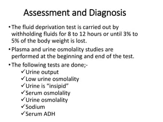 Diabetes insipidus | PPTX