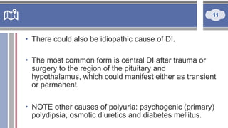 Diabetes insipidus (DI) | PPTX