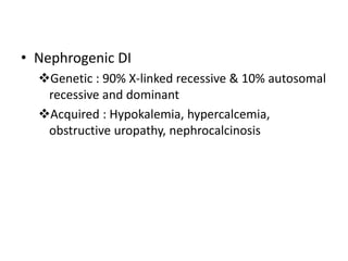 Diabetes Insipidus in Children | PPTX