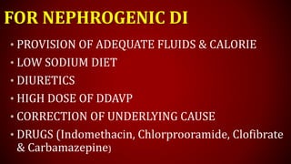 Diabetes insipidus by lahari | PPTX
