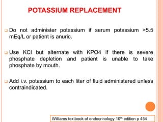 Diabetes ketoacidosis | PPTX