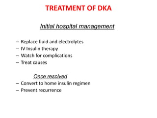 Diabetes ketoacidosis | PPTX