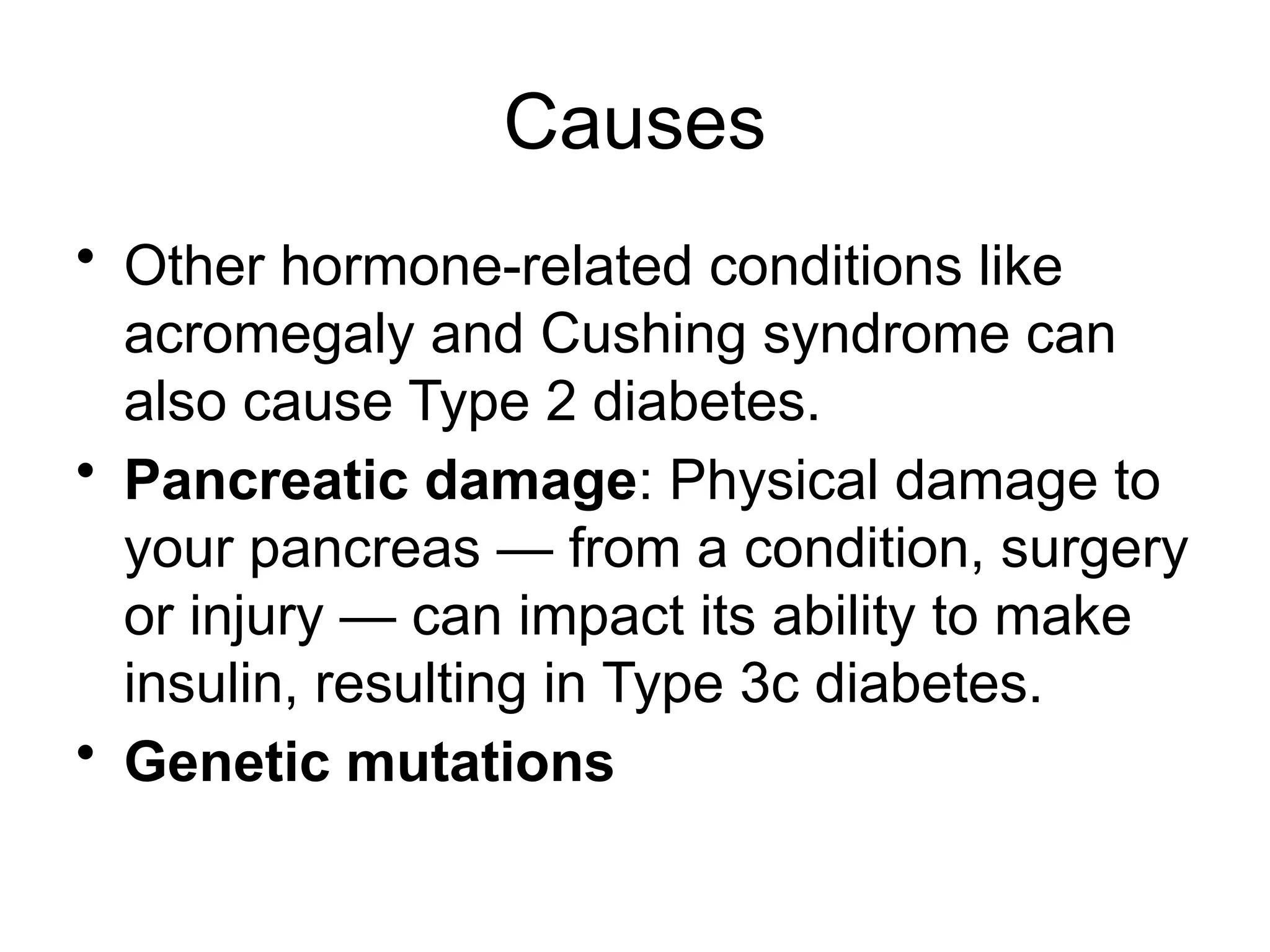 Diabetes Lecture 2. PowerPoint presentation | PPTX