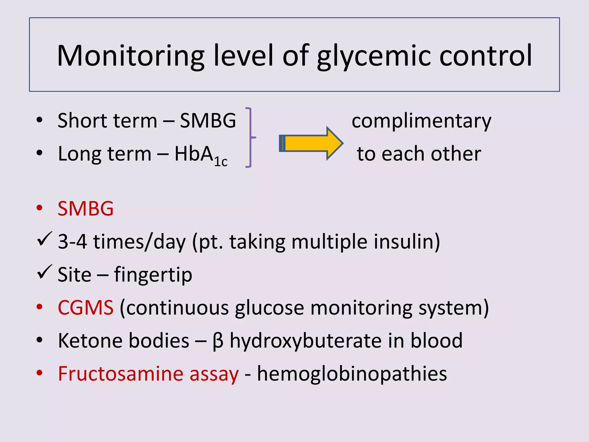 Diabetes management | PPTX