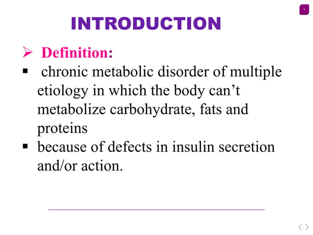 Diabetes mellitus management | PPTX
