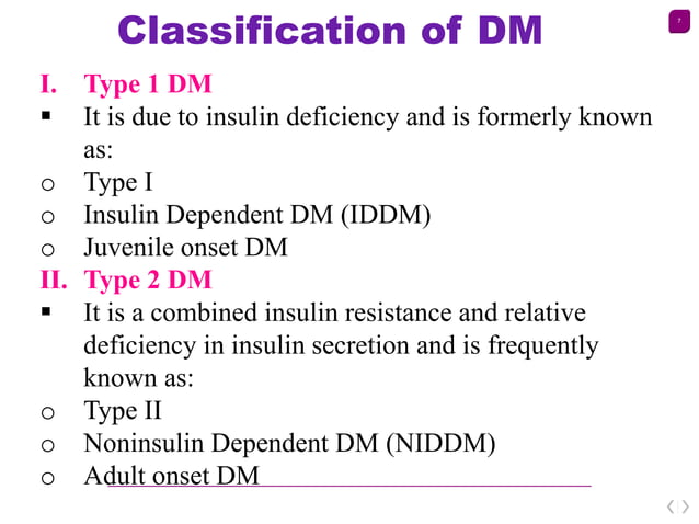 Diabetes mellitus management | PPTX