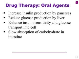 Diabetes Mellitus Treatment Ppt