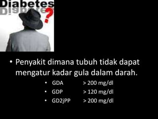 Diabetes melitus by ida | PPT
