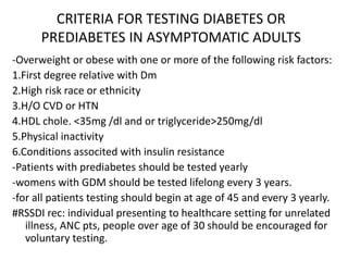 Diabetes mellitus part 2 | PPTX