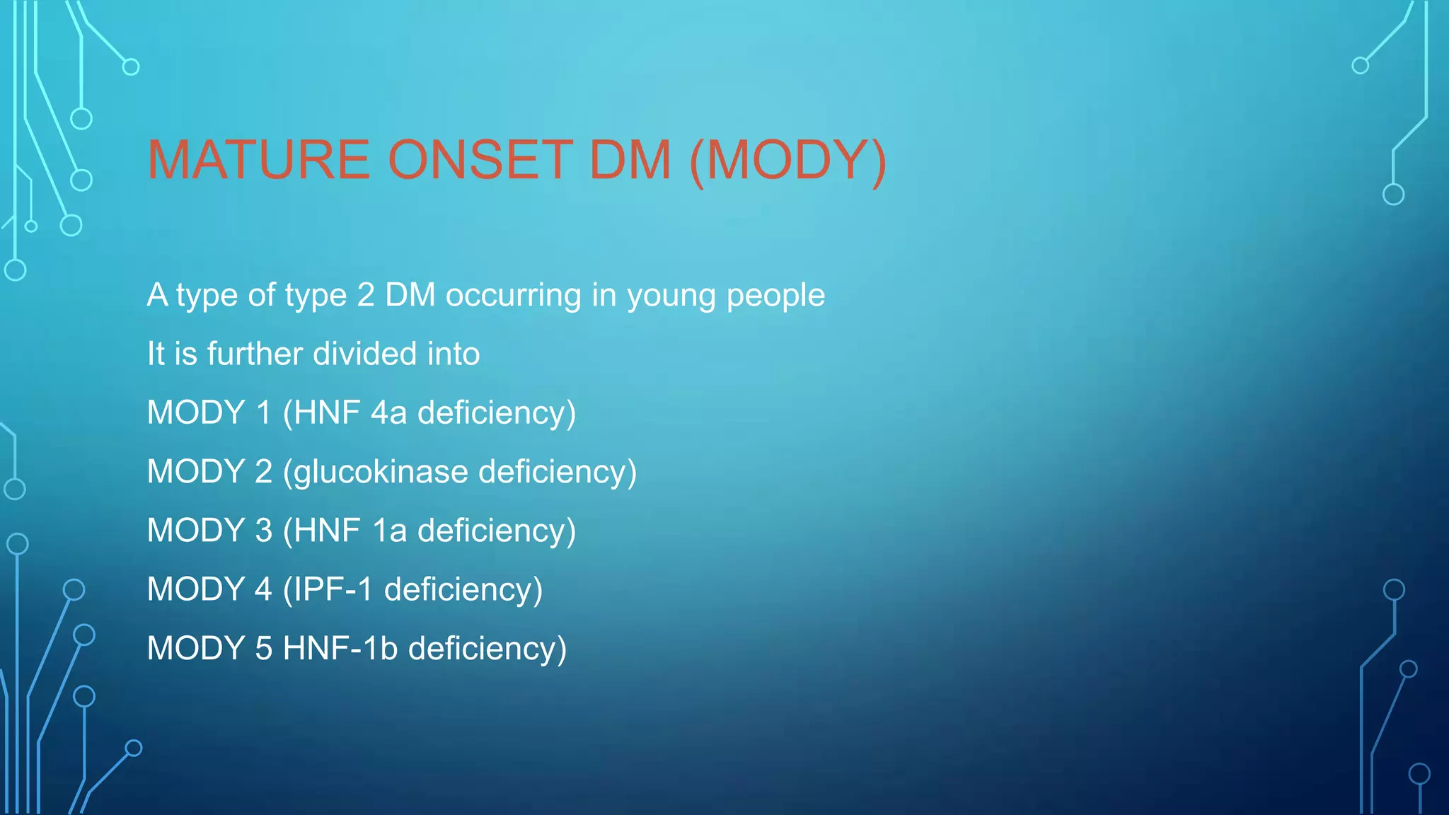 Diabetes mellitus definition,classification,clinical features ...