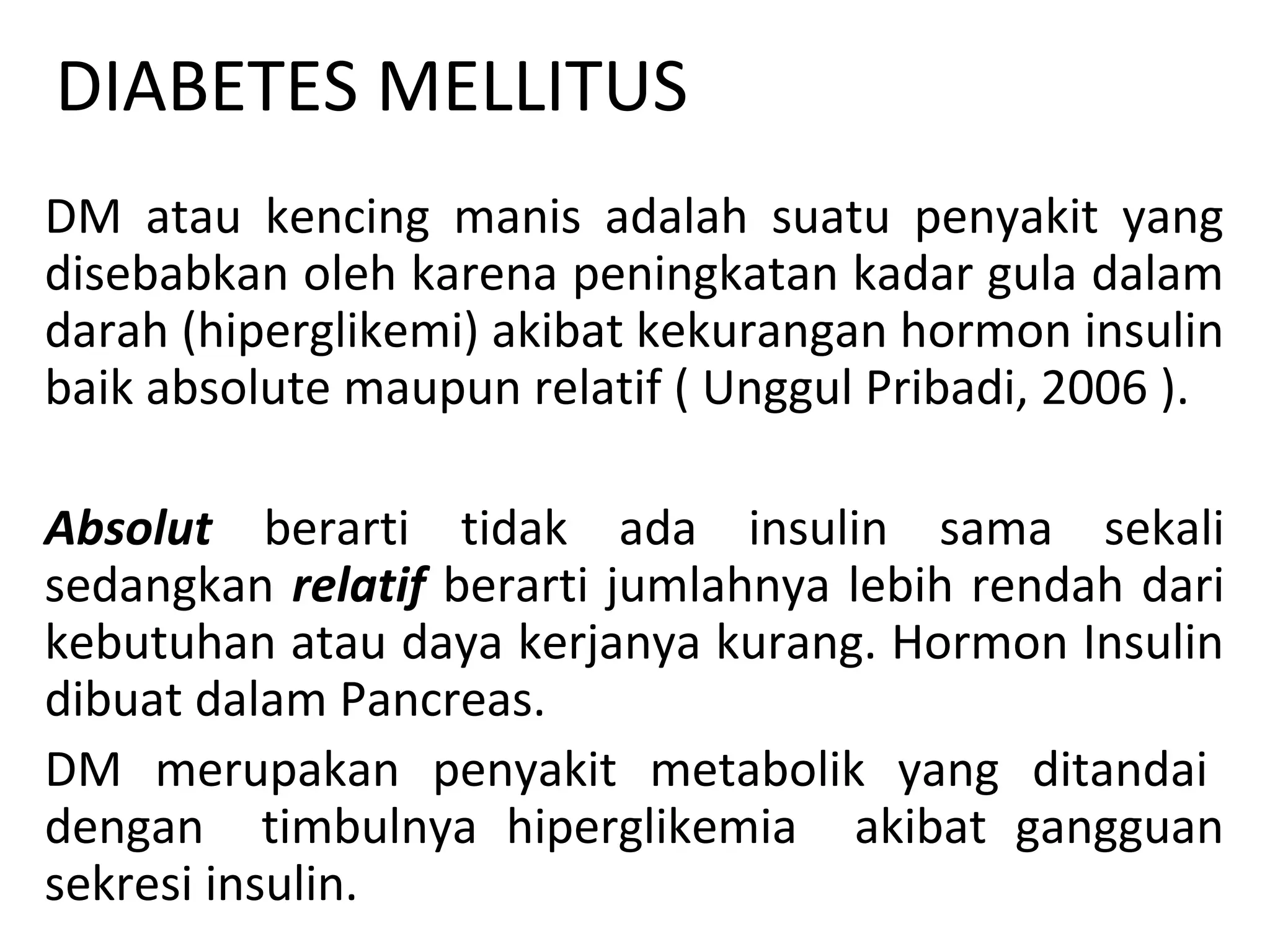 Diabetes Mellitus Ppt