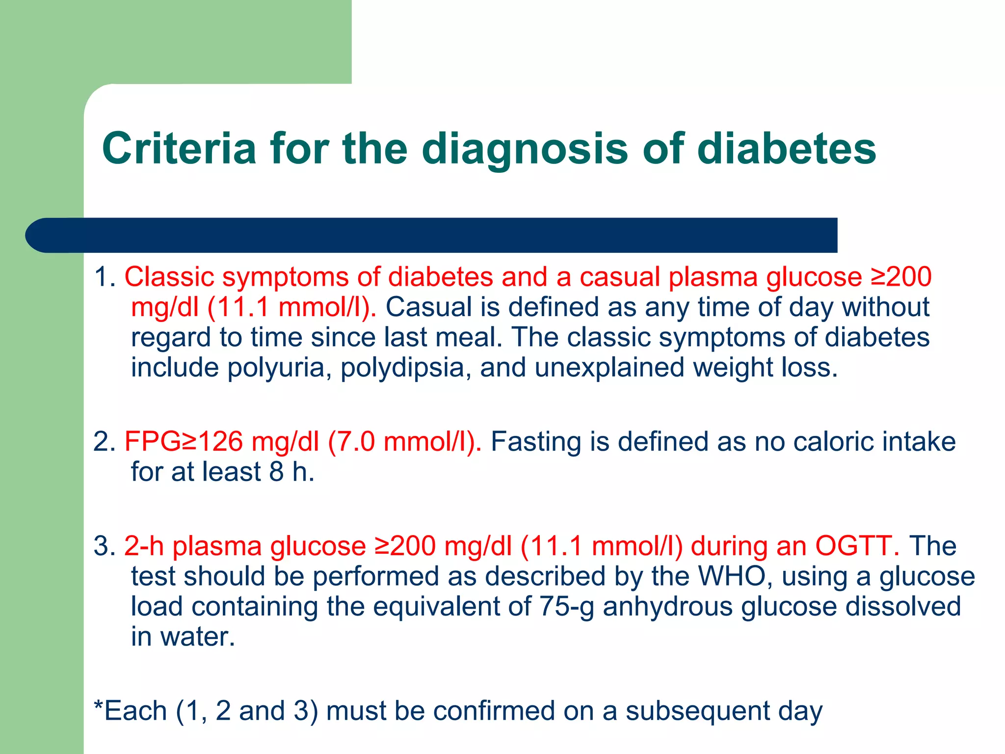 Diabetes mellitus | PPT