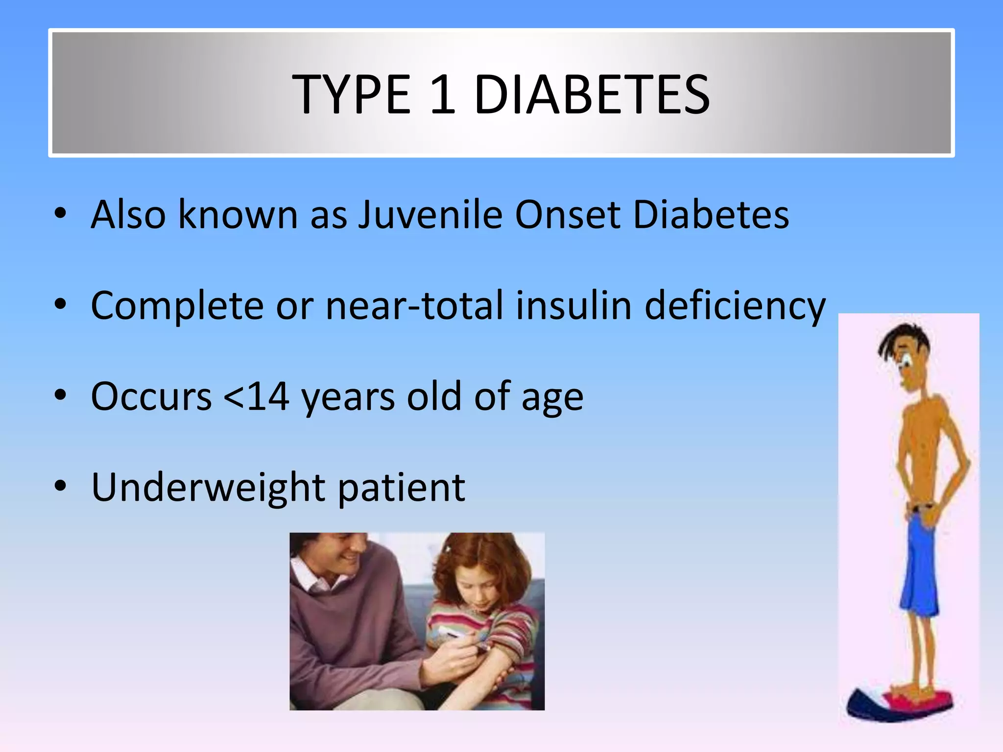 Diabetes mellitus (Definition, Classification, Clinical features) | PPTX