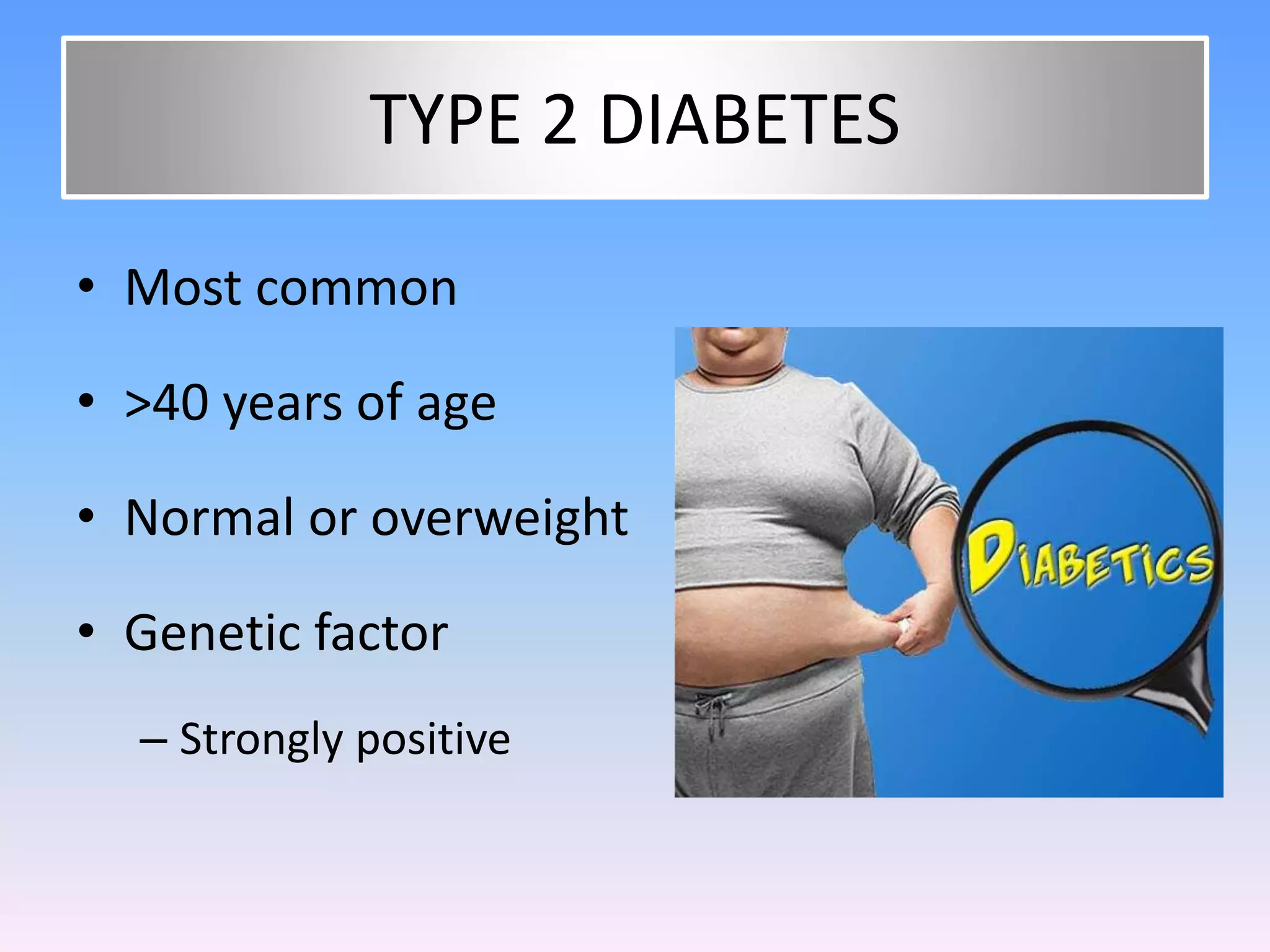 Diabetes mellitus (Definition, Classification, Clinical features) | PPTX