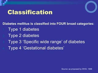 Diabetes mellitus | PPT