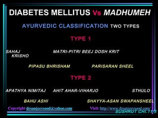 Ayurvedic Treatment of Diabetes mellitus | PPT