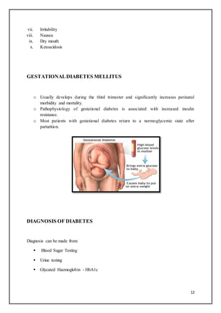 Diabetes mellitus | DOCX