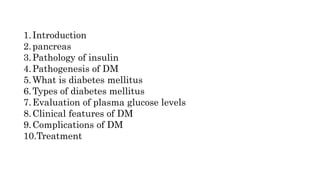 Diabetes Mellitus | PPT