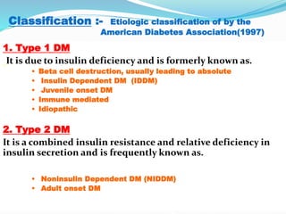 Diabetes mellitus | PPTX