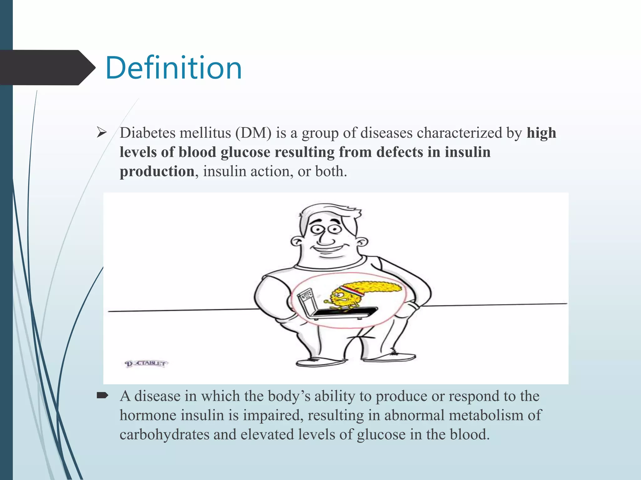 Diabetes mellitus , Risk Factors, Classification, Treatment. | PPTX